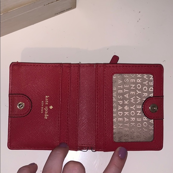 kate spade | Bags | Red Kate Spade Wallet | Poshmark